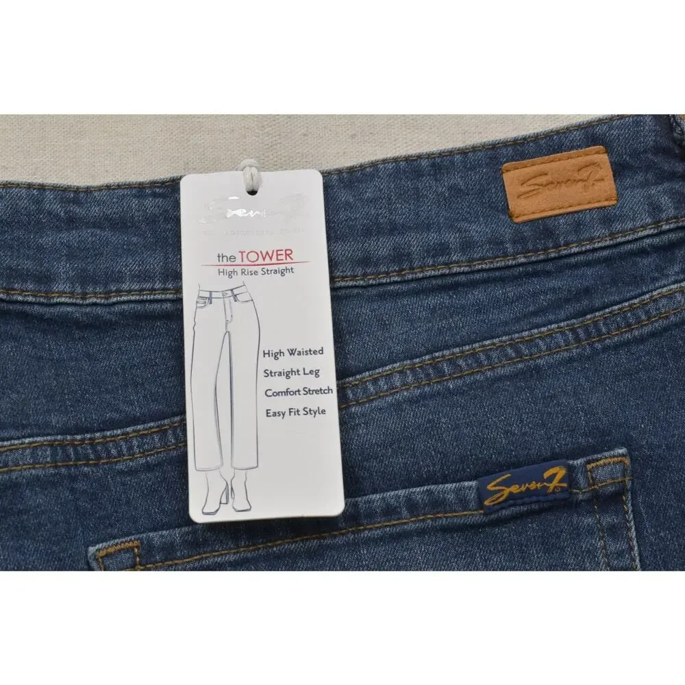 Seven7 | Jeans | Seven7 The Tower High Rise Straight Leg Jeans Womens ...